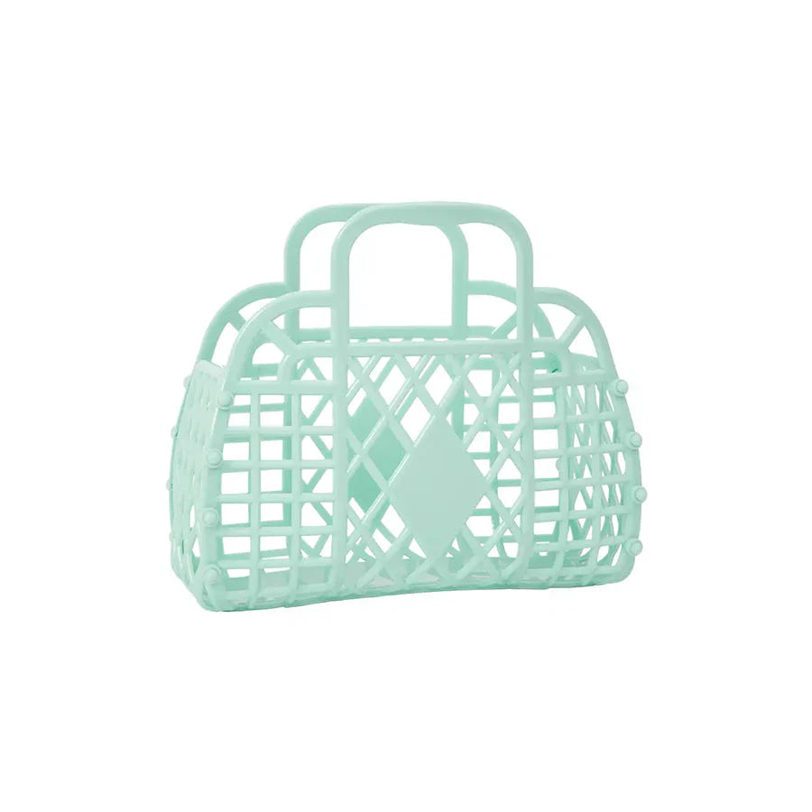 Sun Jellies Retro Basket | Assorted Colours | Mini